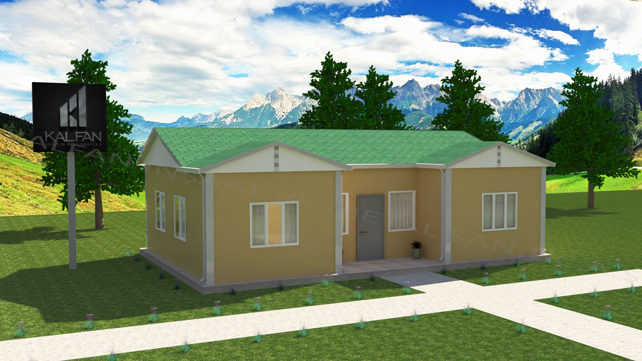 Tek Katlı Villalar – Kalfan İnşaat